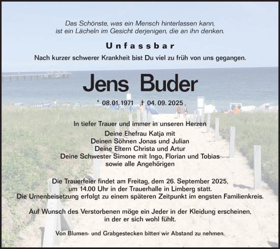 Traueranzeigen der letzten 14 Tage | lr-online.trauer.de